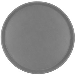 Pinti Inox PINTINOX Tablett &raquo;Professional&laquo; mit Edelstahlrand und rutschfester Oberfl&auml;che, &Oslash; 35, 5, 40, 5 cm schwarz/silberfarben