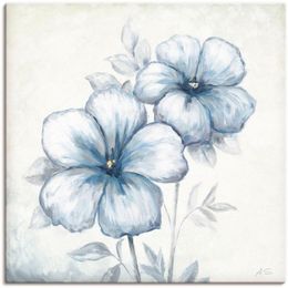 Artland Wandbild »Blauer Mohn« Blumen 1 Stk. tlg. als Leinwandbild, Poster, Wandaufkleber in verschied. Größen Farbe Bild(er): weiß