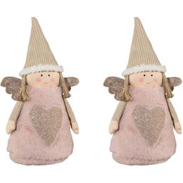 CREATIV HOME Engelfigur &raquo;Engel&laquo; rosa