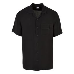 Urban Classics Damen Urban Classics Langarmhemd &raquo; Herren Viscose Camp Shirt&laquo; 1 Stk. M, US-Gr&ouml;&szlig;en