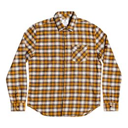DC Shoes Langarmhemd &raquo;Martha&laquo; Sudan Brown L - US-Gr&ouml;&szlig;en US-Gr&ouml;&szlig;en L Stoff: dicker, reiner Baumwoll-Flanellstoff