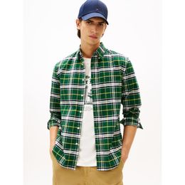 Tommy Hilfiger Damen Langarmhemd &raquo;BRUSHED OXFORD CHECK&laquo; regular fit, kariert, Button-down-Kragen XL, N-Gr