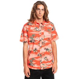 Quiksilver Kurzarmhemd &raquo;Birdwatcher&laquo; Cherry Tomato Birdwatcher XL - US-Gr&ouml;&szlig;en US-Gr&ouml;&szlig;en XL Stoff: Baumwoll-Viskose-Mischgewebe [130 g/m2]