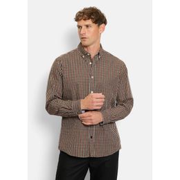 OLYMP Businesshemd &raquo;Casual, regular fit, Freizeithemd, Button-down&laquo; Nougat XXL - Normaler Arm Normaler Arm XXL Freizeithemd