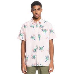 Quiksilver Kurzarmhemd &raquo;Royal Palms&laquo; Soft Pink Royal Palms L - US-Gr&ouml;&szlig;en US-Gr&ouml;&szlig;en L Stoff: Baumwollstoff mit Stretch