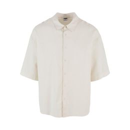 Urban Classics Langarmhemd &raquo;Herren Boxy Cotton Linen Shirt&laquo; 1 Stk. whitesand S - US-Gr&ouml;&szlig;en US-Gr&ouml;&szlig;en S Kurz&auml;rmelige Hemden f&uuml;r Freizeit und B&uuml;ro