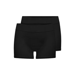 Only Hotpants &raquo;ONLVICKY S-LESS MINI SHORTS 2-PACK&laquo; Black Pack:BLACK+BLACK L (42/XL) - N-Gr N-Gr L (42/XL) 2-er Packung Hotpants von Only