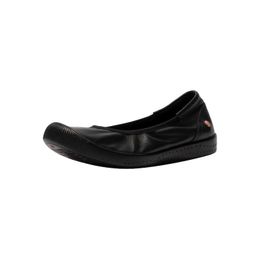 Softinos Ballerina &raquo;Ballerinas Leder&laquo; Schwarz 42 42 Verschluss: Schlupfschuh