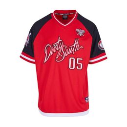 Karl Kani Karohemd &raquo;Herren Athletics Dirty South Baseball Jersey&laquo; 1 Stk. red-black-white L - US-Gr&ouml;&szlig;en US-Gr&ouml;&szlig;en L KOMFORT OHNE GRENZEN: Genie&szlig;en...