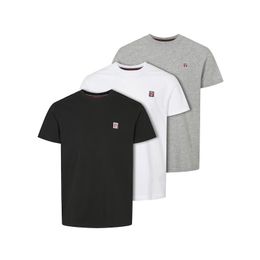 VINSON Kurzarmhemd &raquo;3-pack T-shirt Massimo&laquo; Tap Shoe-White-Grey Melange L - Normalgr&ouml;&szlig;en Normalgr&ouml;&szlig;en L Klassisches und vielseitiges Design von Vinson