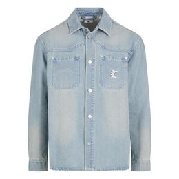 Karl Kani Damen Langarmhemd &raquo; Og K Western Denim Overshirt&laquo; 1 Stk. S, US-Gr&ouml;&szlig;en