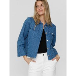 Nümph NÜMPH Langarmhemd »Shirt NUDEBRA« Medium Blue Denim 44 44 Klassische und moderne Blusen für jeden Anlass