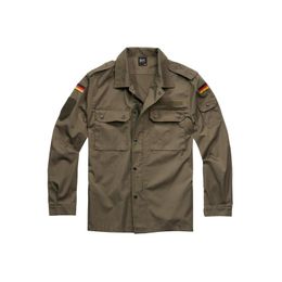 Brandit Kurzarmhemd &raquo;Herren BW Feldbluse&laquo; 1 Stk. olive XXL - US-Gr&ouml;&szlig;en US-Gr&ouml;&szlig;en XXL Langarmshirts f&uuml;r zus&auml;tzlichen Komfort und W&auml;rme