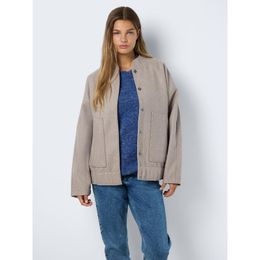 Noisy may Blusenjacke &raquo;NMHALSTON L/S BOMBER JACKET WVN NOOS&laquo; Nomad Detail:MELANGE M (38) M (38) Jacke von Noisy may