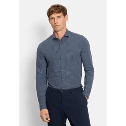 OLYMP Businesshemd &raquo;Level Five 24/Seven, body fit, Businesshemd, Kent&laquo; Marine 44 - Normaler Arm Normaler Arm 44 Jersey-Hemd