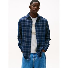 Tommy Jeans Damen Langarmhemd &raquo;TJM REG CHECK CORD&laquo; Cordhemd, regular fit, modisches Karomuster, Button-down-Kragen M, N-Gr