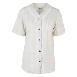 Karl Kani Damen Langarmhemd &raquo; Damen KW223-056-2 College Paisley Block Baseball Shirt&laquo; 1 Stk. M, US-Gr&ouml;&szlig;en