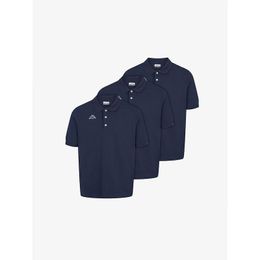 Kappa Kurzarmhemd &raquo;Polo 3er-Pack Logo Maltaxita&laquo; Blue Marine M - Normalgr&ouml;&szlig;en Normalgr&ouml;&szlig;en M Sportlich-elegantes Design f&uuml;r jede Gelegenheit