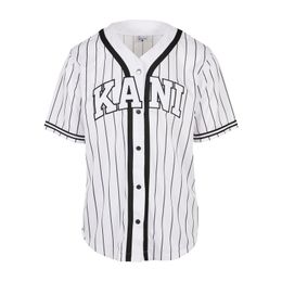 Karl Kani Damen Langarmhemd &raquo; Herren KM221-115-2 Serif Pinstripe Baseball Shirt&laquo; 1 Stk. S, US-Gr&ouml;&szlig;en