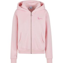 Karl Kani Sweatjacke &raquo;Signature Heart Cross Backprint Zip Hoodie&laquo; rose/pink L L Relaxed fit mit regul&auml;rer L&auml;nge f&uuml;r l&auml;ssiges Layering und...