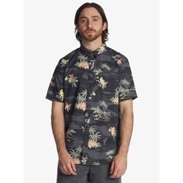 Quiksilver Kurzarmhemd &raquo;Birdwatcher&laquo; Black Birdwatcher XL - US-Gr&ouml;&szlig;en US-Gr&ouml;&szlig;en XL Stoff: Baumwoll-Viskose-Mischgewebe [130 g/m2]