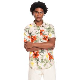 Quiksilver Kurzarmhemd &raquo;Garden Path&laquo; Soft Pink Garden Path M - US-Gr&ouml;&szlig;en US-Gr&ouml;&szlig;en M Stoff: Baumwollstoff [115 g/m2]