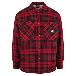 Southpole Langarmhemd »Herren Flannel Quitted Shirt Jacket« 1 Stk. darkred XXL - US-Größen US-Größen XXL Leichte Jacken für den Übergang oder Reisen