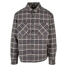 Urban Classics Damen Urban Classics Langarmhemd &raquo; Herren Boxy Kane Check Shirt&laquo; 1 Stk. L, US-Gr&ouml;&szlig;en