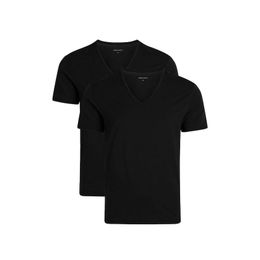 URBAN QUEST Kurzarmhemd »undershirt The BAMBOO 2-pack« Black S - Normalgrößen Normalgrößen S Leichtes, atmungsaktives Material