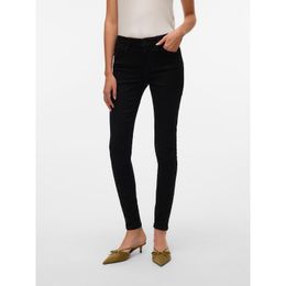 V&eacute;ro Moda VERO MODA Stretch-Jeans &raquo;VMSEVEN SHAPE UP&laquo; black L - L&auml;nge 32 L&auml;nge 32 L Slim-Fit Stretch-Jeans formt Beine und Po f&uuml;r eine schmeichelhafte Silhouette