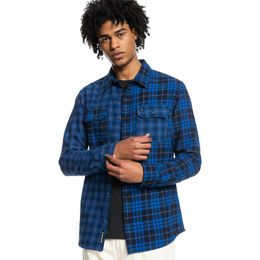 Quiksilver Langarmhemd »Stratton« Classic Blue Stratton M - US-Größen US-Größen M Stoff: Flanellstoff aus reiner Baumwolle
