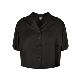 Urban Classics Damen Urban Classics Karohemd &raquo; Damen Ladies Viscose Satin Resort Shirt&laquo; 1 Stk. XS, US-Gr&ouml;&szlig;en