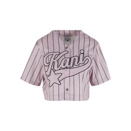 Karl Kani Langarmhemd &raquo;OG Star Logo Crop Pinstripe Baseball Shirt&laquo; rose/black S - US-Gr&ouml;&szlig;en US-Gr&ouml;&szlig;en S Vielseitige T-Shirts fuer jeden Anlass