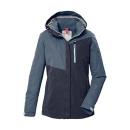 Killtec Damen Funktionsjacke &raquo;KOS 366 WMN JCKT&laquo; Wasser- und winddichte Damenjacke, abnehmbare Kapuze, PFAS-frei blau 36