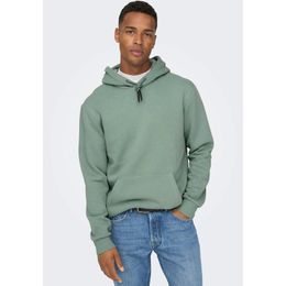 Only & Sons Only & Sons Jungen ONLY & SONS Kapuzensweatshirt &raquo;CERES LIFE HOODIE SWEAT&laquo; gr&uuml;n M