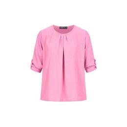 CLOUD 5IVE Langarmhemd &raquo;Turn-Up Blusen Shirt mit Raffdetail am Kragen&laquo; pink M - US-Gr&ouml;&szlig;en US-Gr&ouml;&szlig;en M Vielseitige Kombinationsm&ouml;glichkeiten