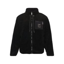 Karl Kani Allwetterjacke »Herren KM234-007-3 KK OG Teddy Trackjacket« 1 Stk. tlg. ohne Kapuze black XXS XXS Leichte Jacken fuer den uebergang oder...