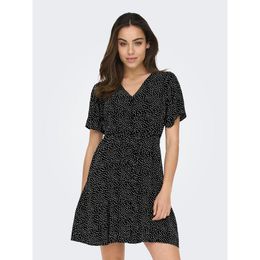 Only Minikleid »ONLEVIDA S/S SHORT DRESS WVN NOOS« Sommerkleid Black AOP:MILLA DOT M (38) - N-Gr N-Gr M (38) Ideal für Casual-Looks: lockere...