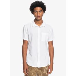Quiksilver Kurzarmhemd »Time Box« White XL - US-Größen US-Größen XL Stoff: Popeline-Baumwollstoff