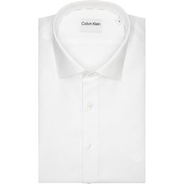 Calvin Klein Damen Businesshemd &raquo;REG ESNTL POPLIN STR SLD&laquo; Regular fit, mit Rundhalsausschnitt 37, N-Gr