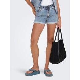 Only Damen Only Jeansshorts &raquo;ONLCUBA LIFE PAPERBAG&laquo; blau S (36), N-Gr
