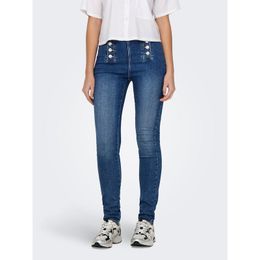 Only Skinny-fit-Jeans &raquo;ONLDAISY HW BUTTON SKINNY DNM&laquo; Medium Blue Denim 29 - L&auml;nge 32 L&auml;nge 32 29 Skinny-fit-Jeans mit hohem Bund f&uuml;r eine schlanke...