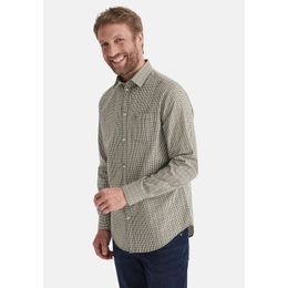 Stooker Men Flanellhemd »HARLEY Hemd Langarm Regular Fit« Langarm Hemd Regular Fit für Herren green vichy XXL - US-Größen US-Größen XXL Modern Kent...