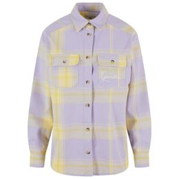 Karl Kani Langarmhemd &raquo;Damen KW221-051-1 KK Chest Signature Fallen Shirt&laquo; 1 Stk. purple/lightyellow XL - US-Gr&ouml;&szlig;en US-Gr&ouml;&szlig;en XL BASICS: Bieten die...