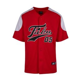 Fubu Langarmhemd »Herren FM222-019-1 Varsity Block Baseball Jersey« 1 Stk. red/white S - US-Größen US-Größen S Vielseitige T-Shirts für jeden Anlass