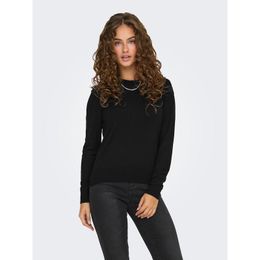 Only Damen Only Strickpullover &raquo;ONLVENICE LIFE LS ONECK PULLOVER KNT NCA&laquo; schwarz S