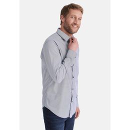 Stooker Men Langarmhemd »HUGH Hemd Langarm Regular Fit« Langarm Hemd Regular Fit für Herren lightblue minmal aop XXL - US-Größen US-Größen XXL...
