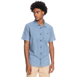 Quiksilver Kurzarmhemd »Bolam« Faded Denim L - US-Größen US-Größen L Stoff: Baumwollstoff