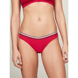 Tommy Hilfiger Swimwear Bikini-Hose &raquo;CHEEKY HIGH LEG BIKINI&laquo; mit Rippenstruktur Primary Red XS (34) - N-Gr N-Gr XS (34) Bikini-Hose von TOMMY HILFIGER