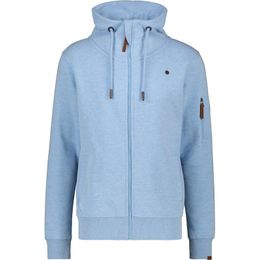 ALIFE & KICKIN Sweatjacke &raquo;Herren EliasAK A&laquo; fjord melange S S Relaxen im gro&szlig;en Stil -EliasAK A , die Herrensweatjacke von alife and kickin